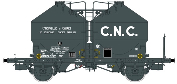 Wagon Cimentier CNC Ep III avec passerelle - 43122 R37